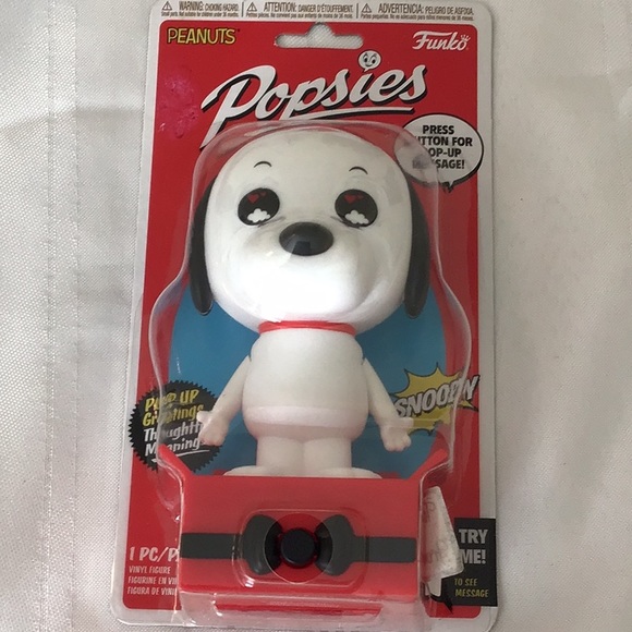 Funko | Other | Peanuts Popsies Snoopy Pop Up Message In Original ...